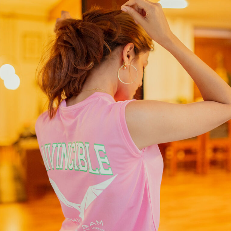 Invincible Tank top Sleeveless – Rose Pink - Phil & Sam