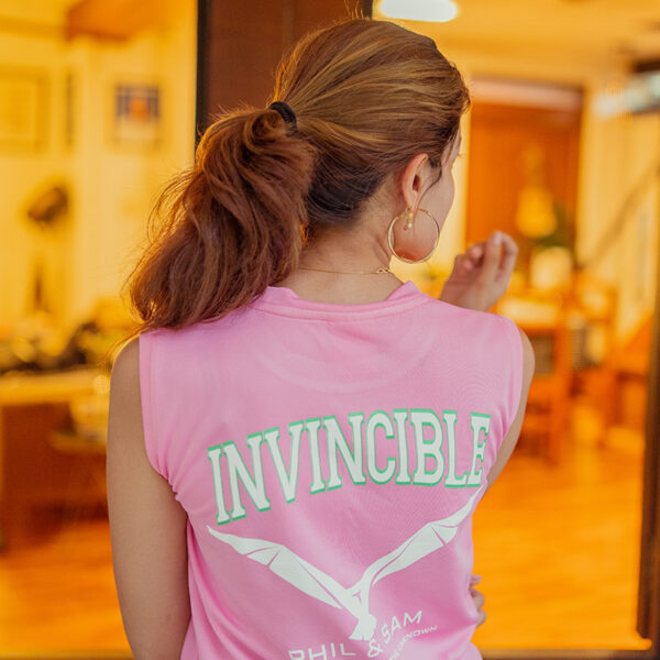 Invincible Tank top Sleeveless – Rose Pink - Phil & Sam