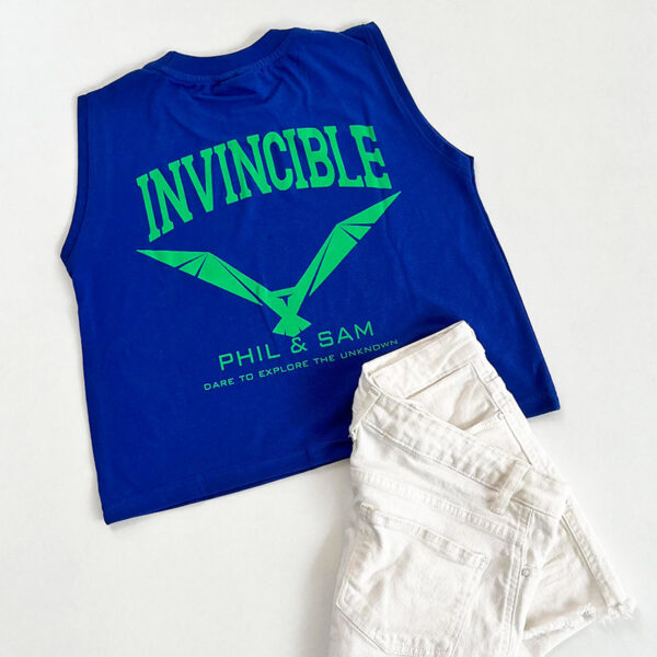 Invincible Tank top Sleeveless – Royal Blue - Phil & Sam